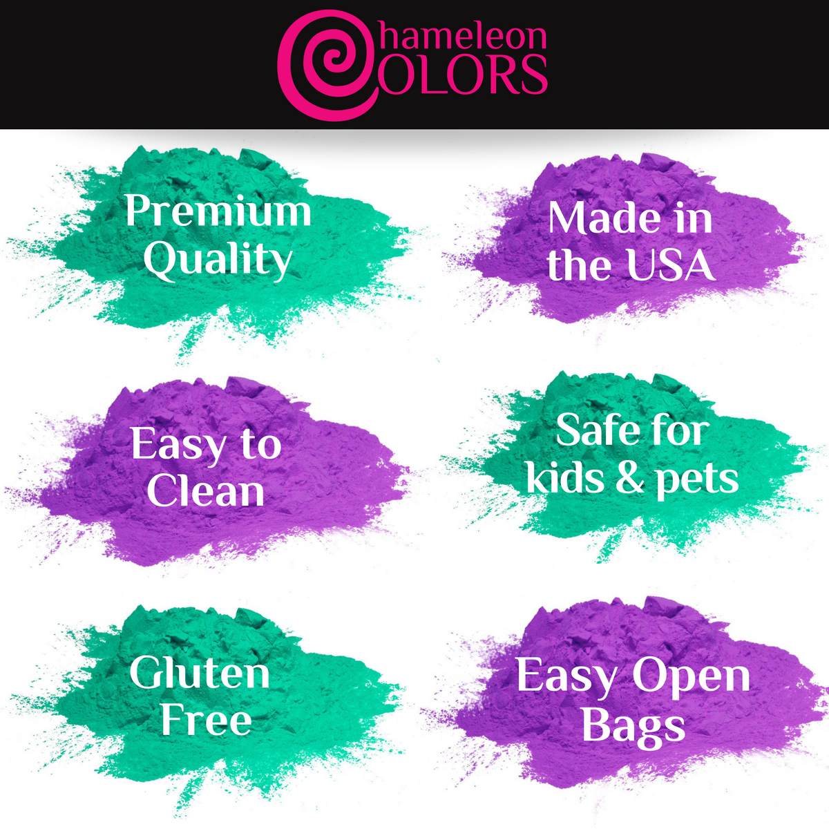 Gender Reveal Purple and Teal | 2 pounds (1 pound of each) | Chameleon ...