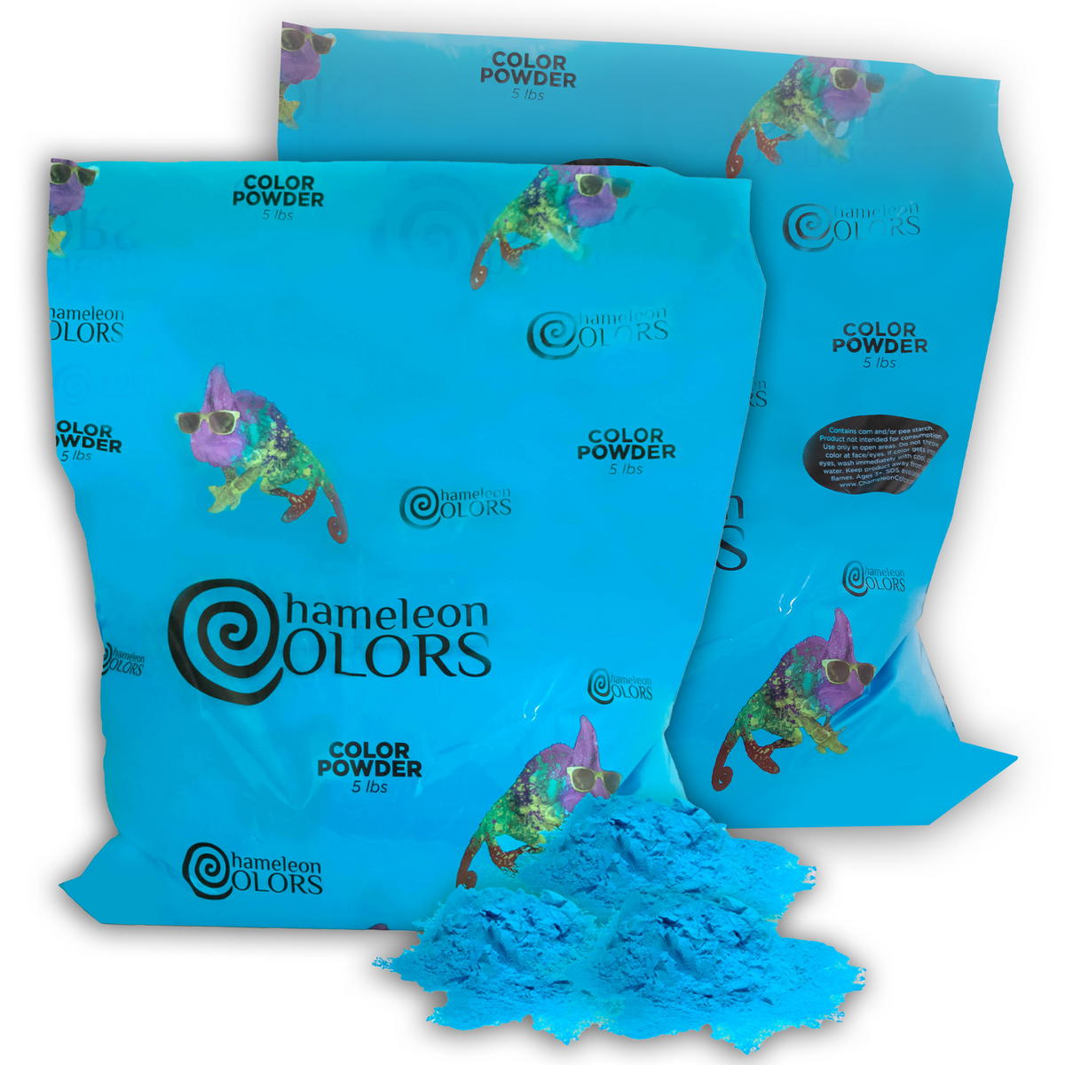 Non-Toxic Blue Powder for Gender Reveal - Chameleon Colors