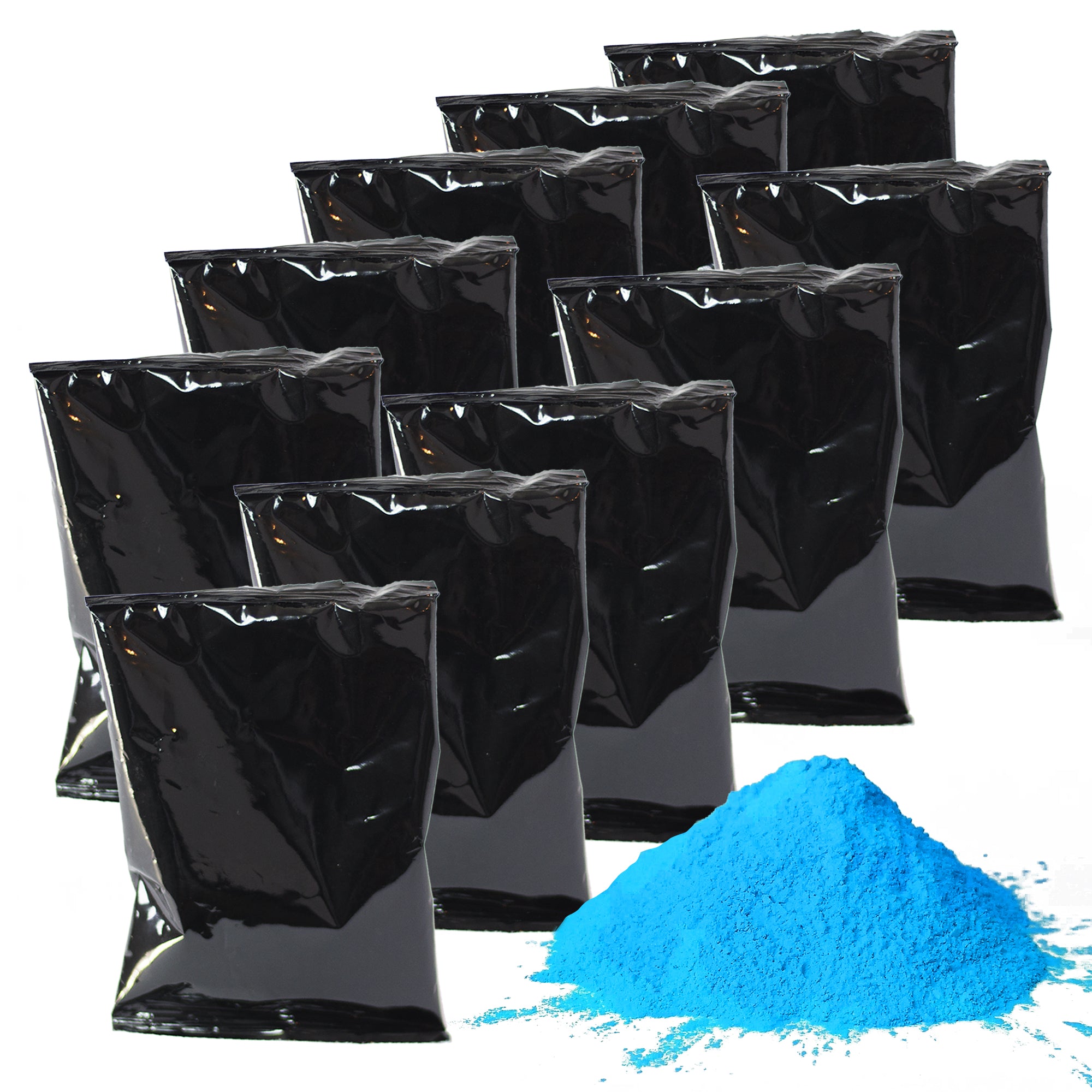 Surprise Gender Reveal Blue Powder | 1.5 pounds (10 bags) | Chameleon ...