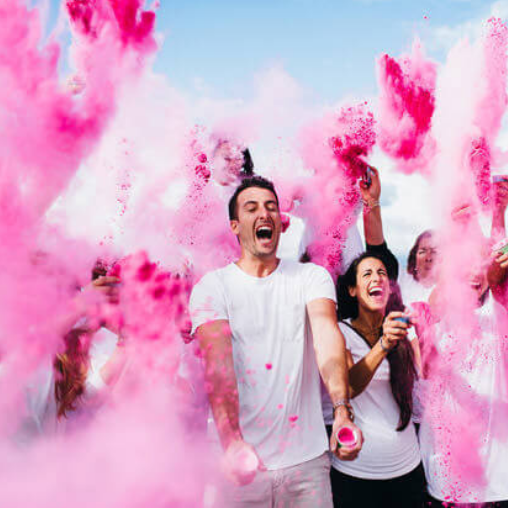 25 lb Pink Gender Reveal Powder | Jumbo Color Powder Bag